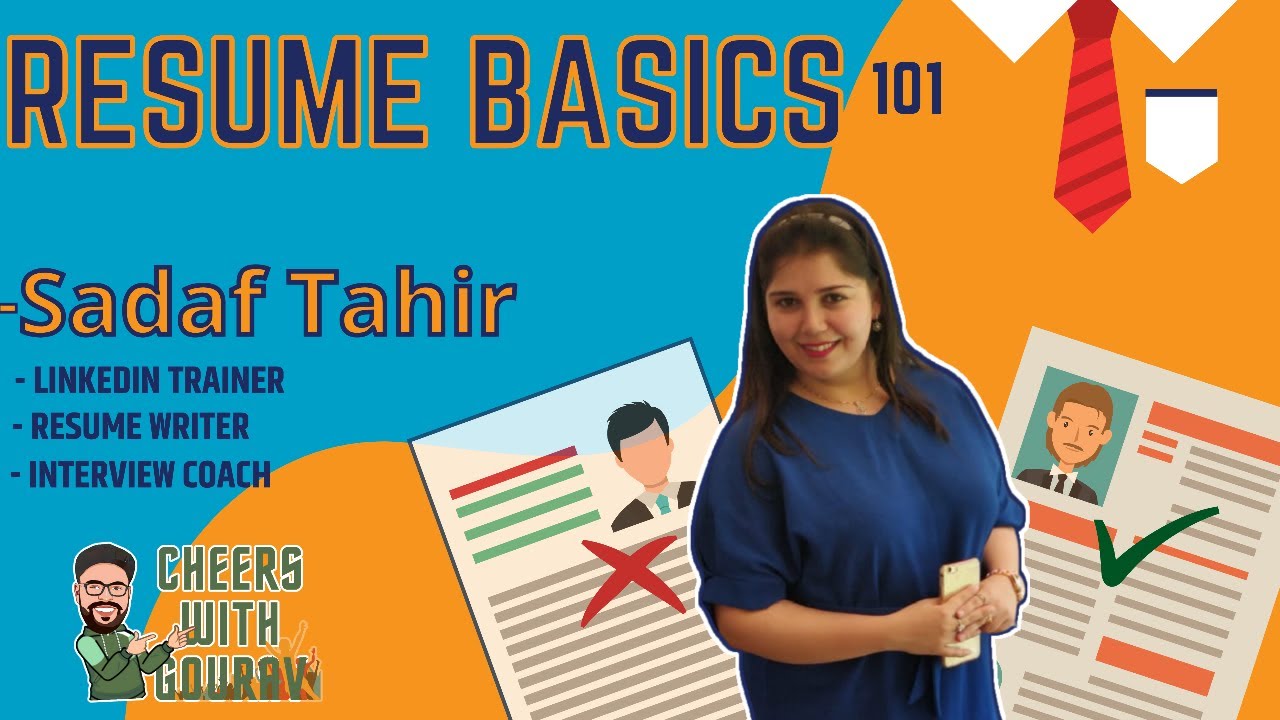 Resume Basics 101 | Learn from Sadaf | Common mistakes to avoid in ...