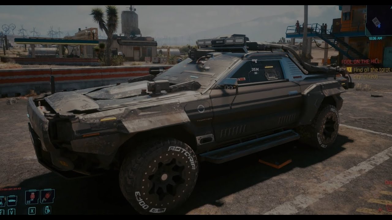 Cyberpunk 2077 - Thorton Colby “Little Mule” vehicle showcase - YouTube