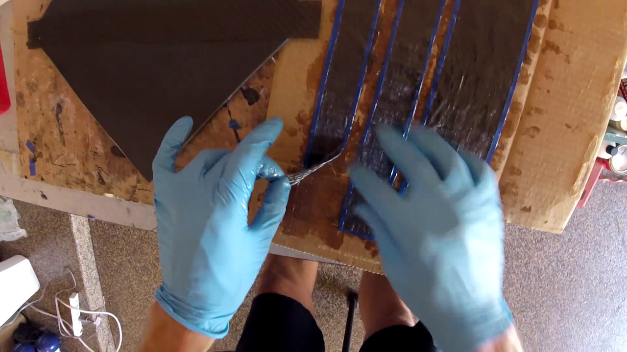 Carbon Fiber Honeycomb Beam Layup for Drone Frame - YouTube