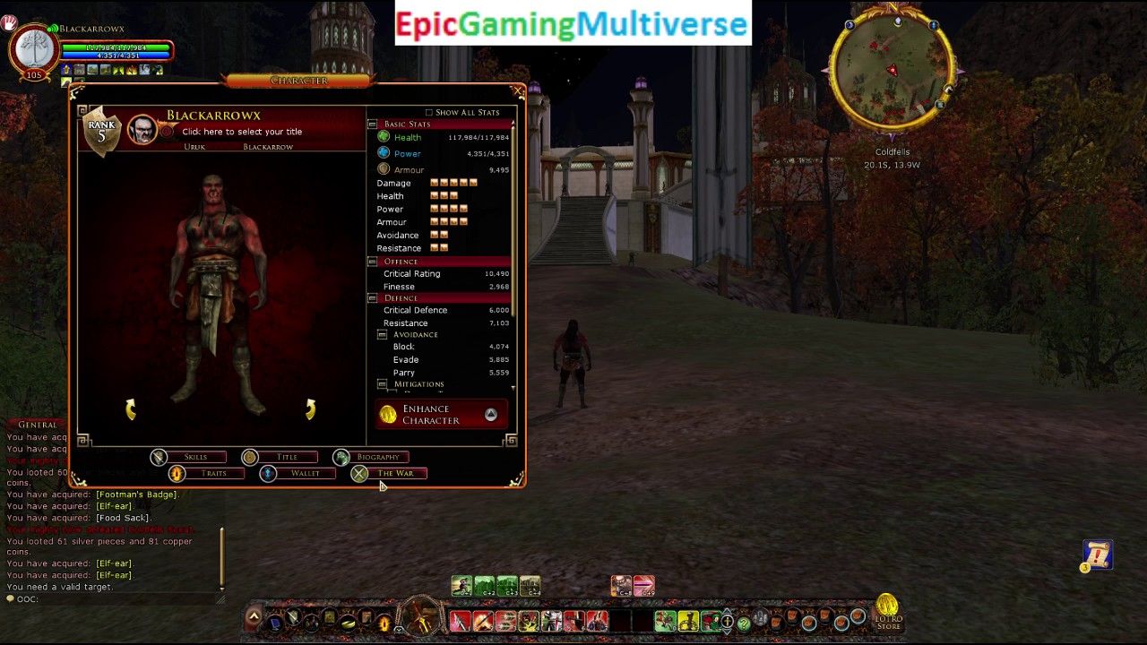 Tutorial For How To View The Player's PVMP War Stats On A Monster Class ...