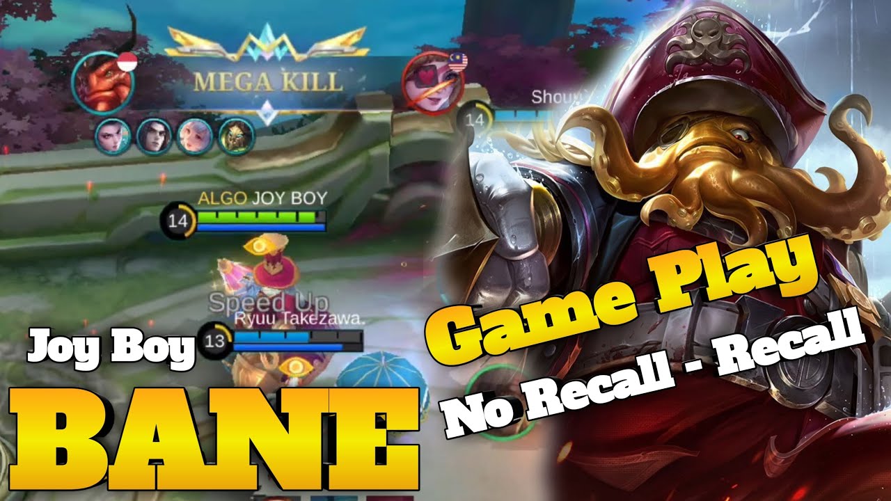 Game Play Bane !! No Recall-Recall !! Build Mage - Mobile Legend - YouTube