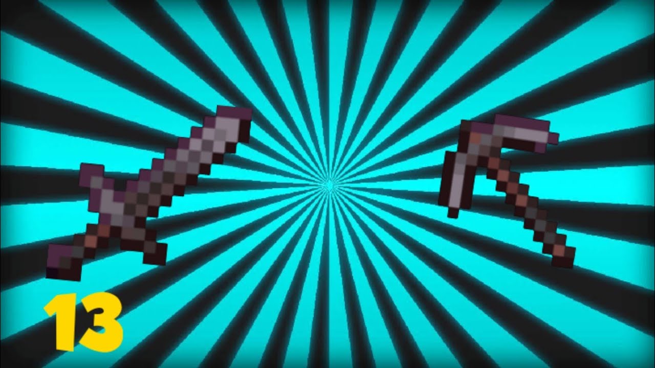 Minecraft Survival#13 FAZENDO UMA ESPADA E PICARETA DE NETHERITE! - YouTube