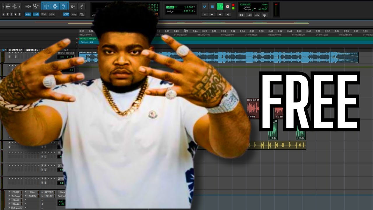 FREE PRO TOOLS INTRO BOSSMAN DLOW TEMPLATE (WAVES PLUGINS) # ...