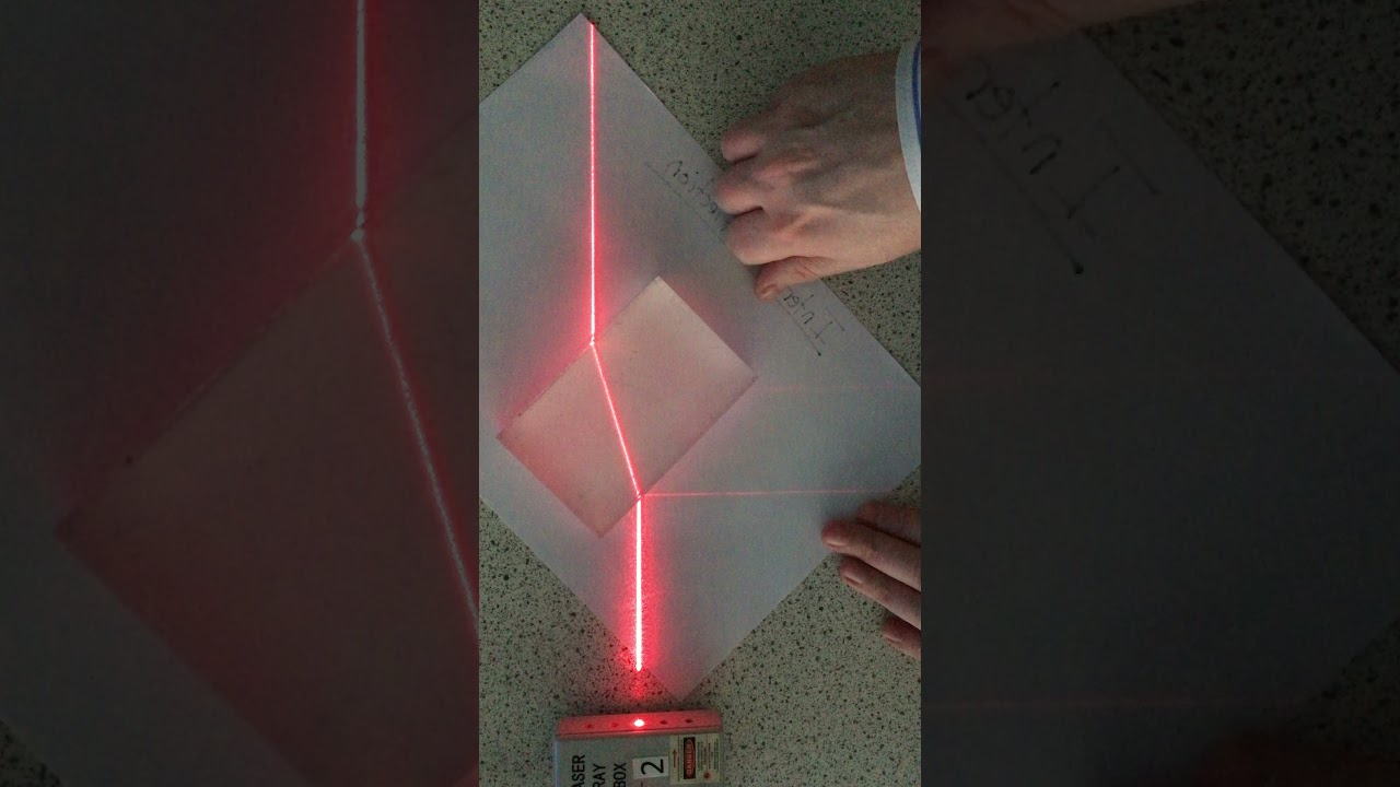 laser refraction 2 of 2 - YouTube