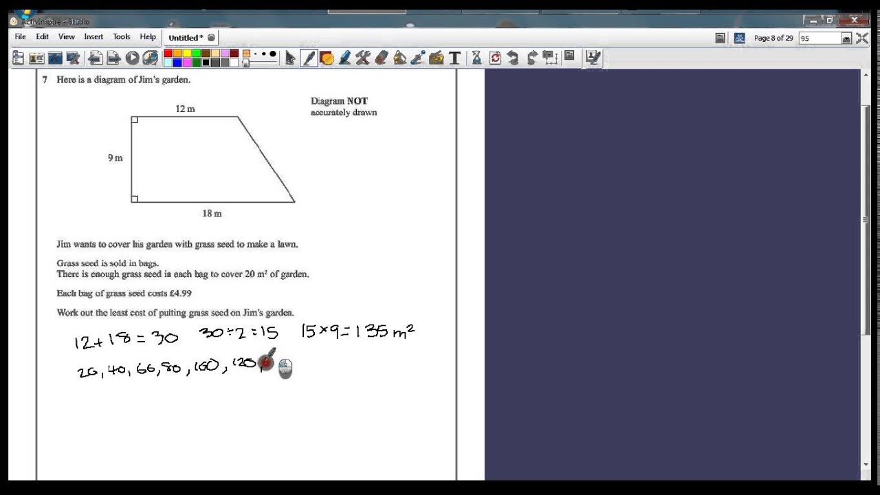 PGSMaths: EdExcel GCSE Maths November 2012 Paper 1H (Non Calc ...