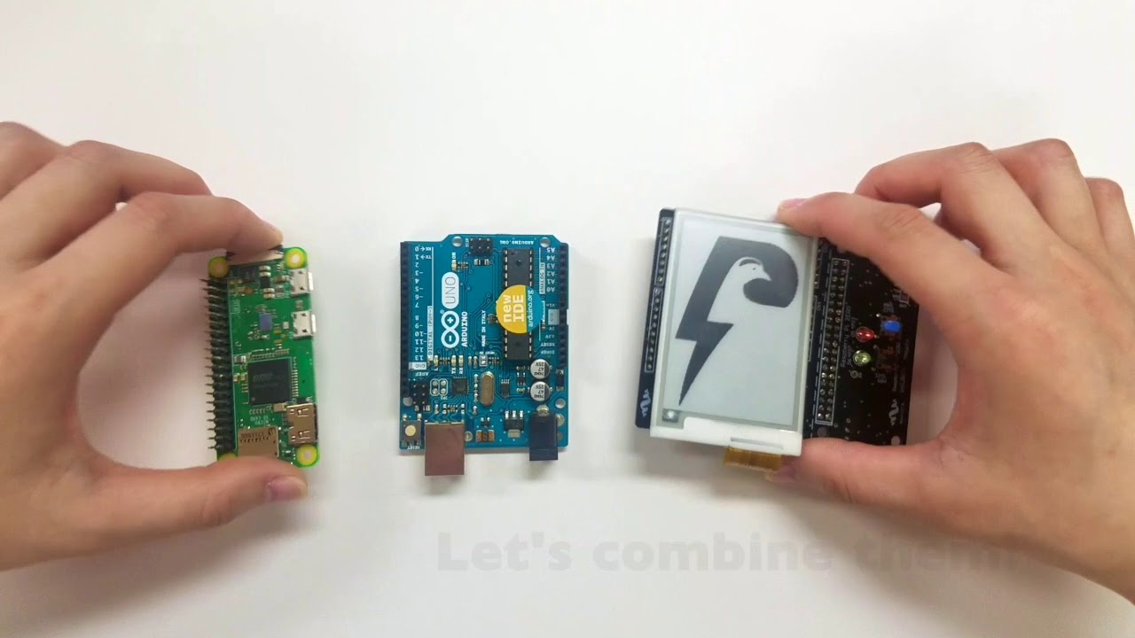 Combining Raspi Zero W, Arduino, and Lightning Shield for Arduino - YouTube