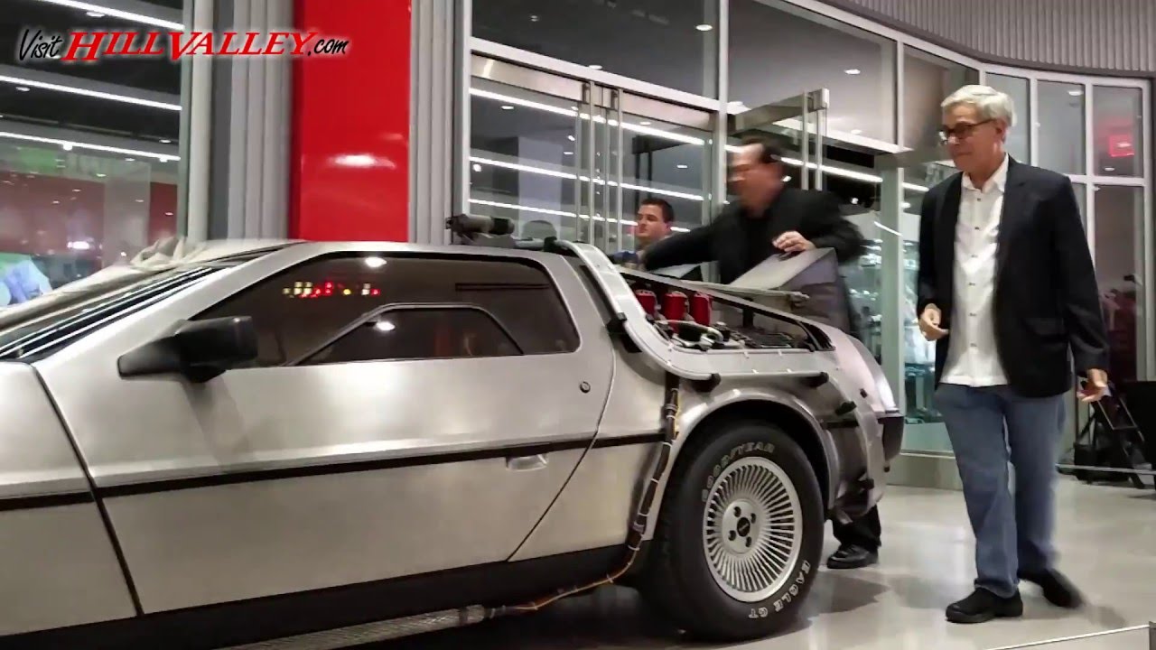 DeLorean Time Machine "A" car unveiling - YouTube