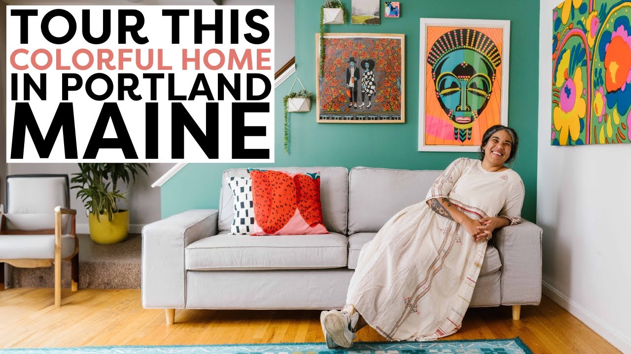 Tour this Muralist's Colorful Home in Portland, Maine | Home Tour ...