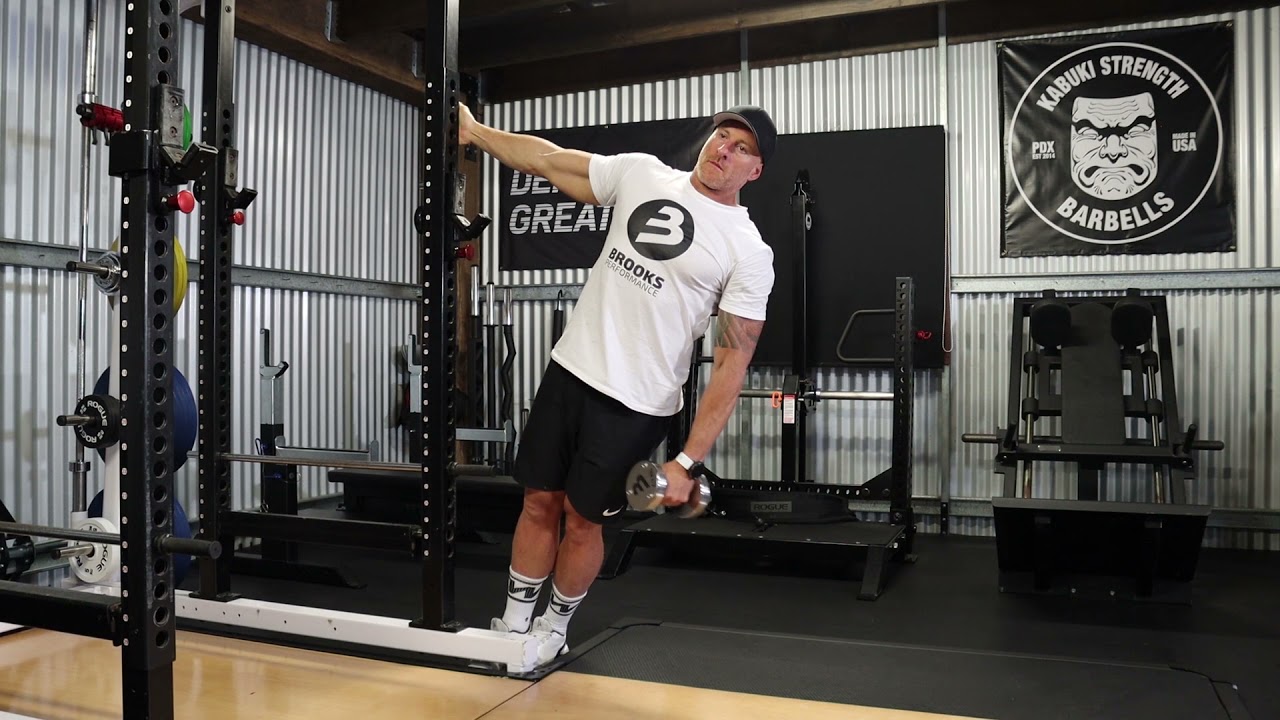 Lateral Raise - Standing - Lean Away - DB - One Arm - YouTube