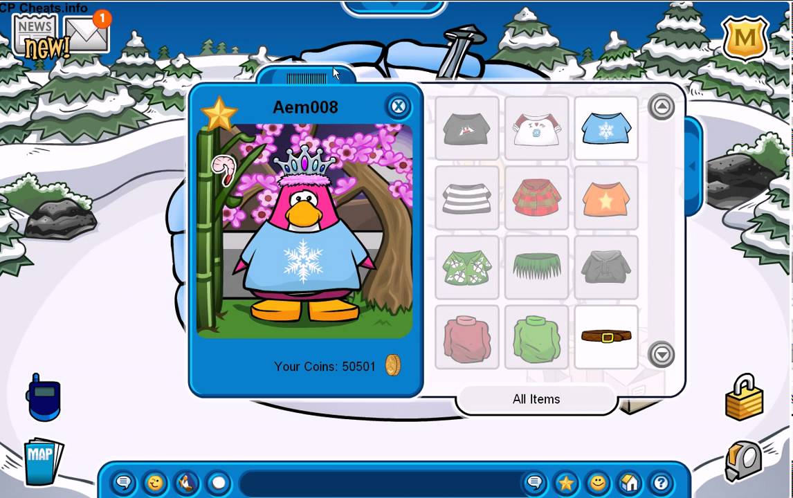 2013 CLUB PENGUIN MILLION COIN CHEAT - YouTube