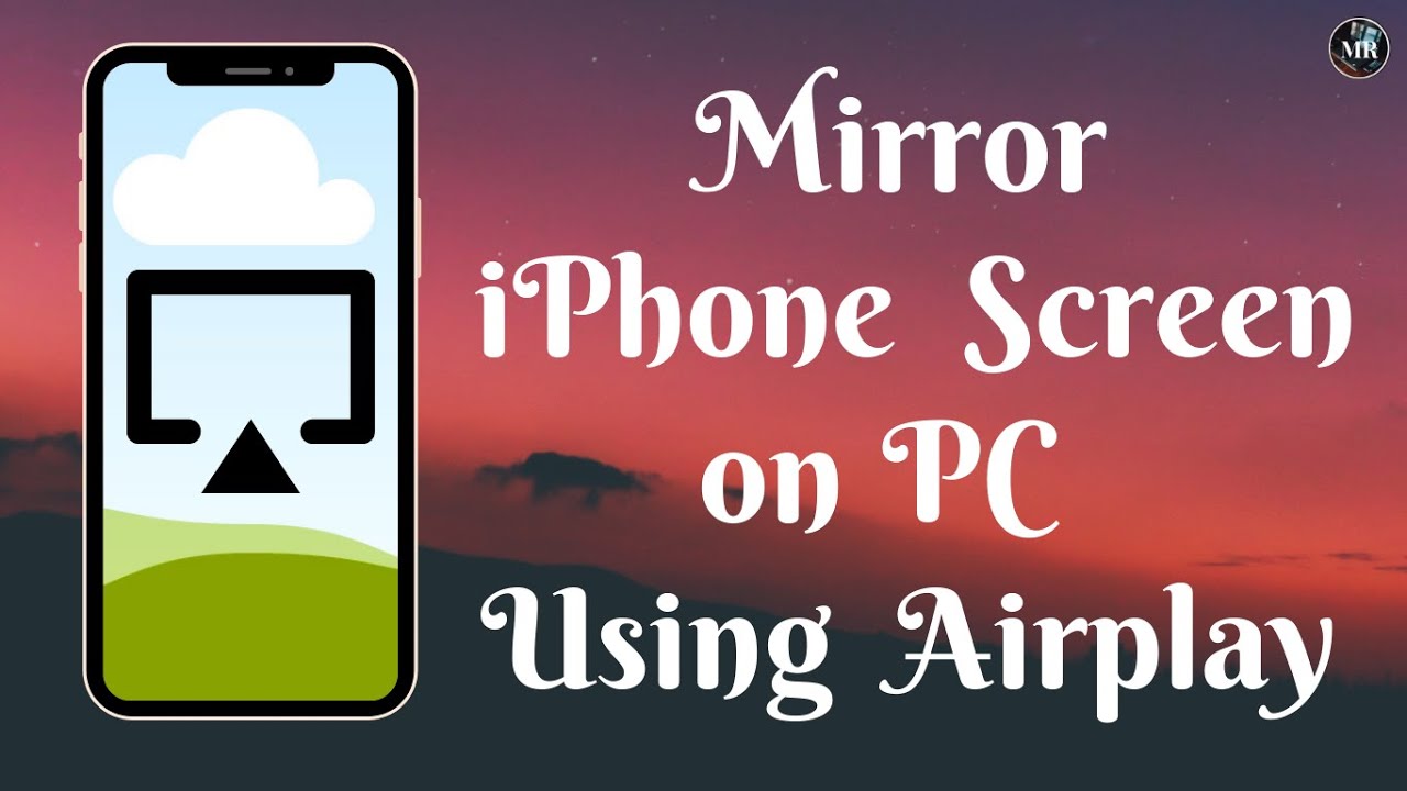 How to mirror iPhone screen on PC Using Airplay - YouTube