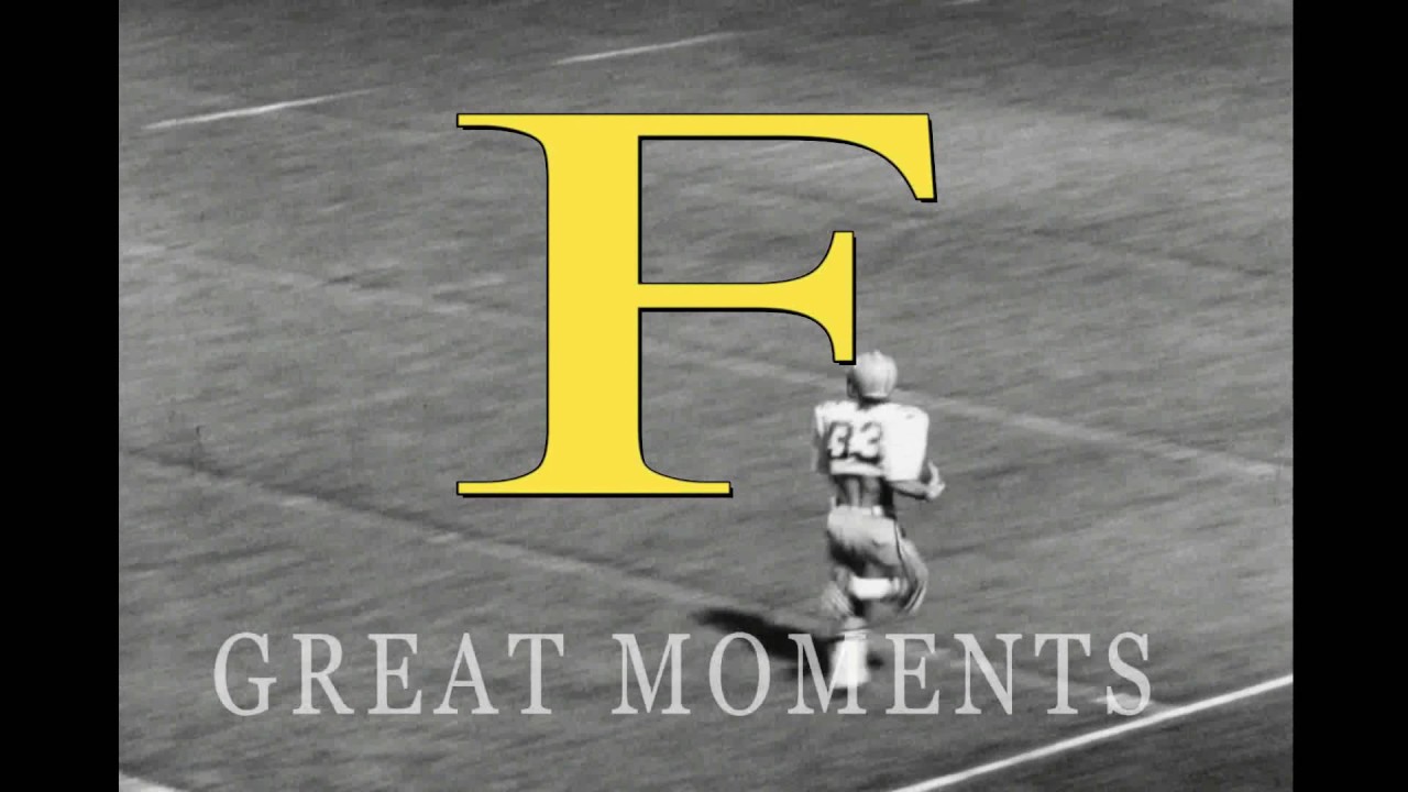 Foley Football Great Moments 1978 Goal Line Stand - YouTube