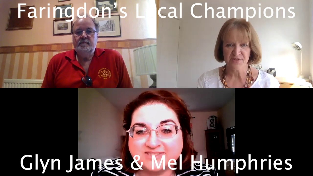 Glyn James & Mel Humphries talk Rotary in Faringdon - YouTube