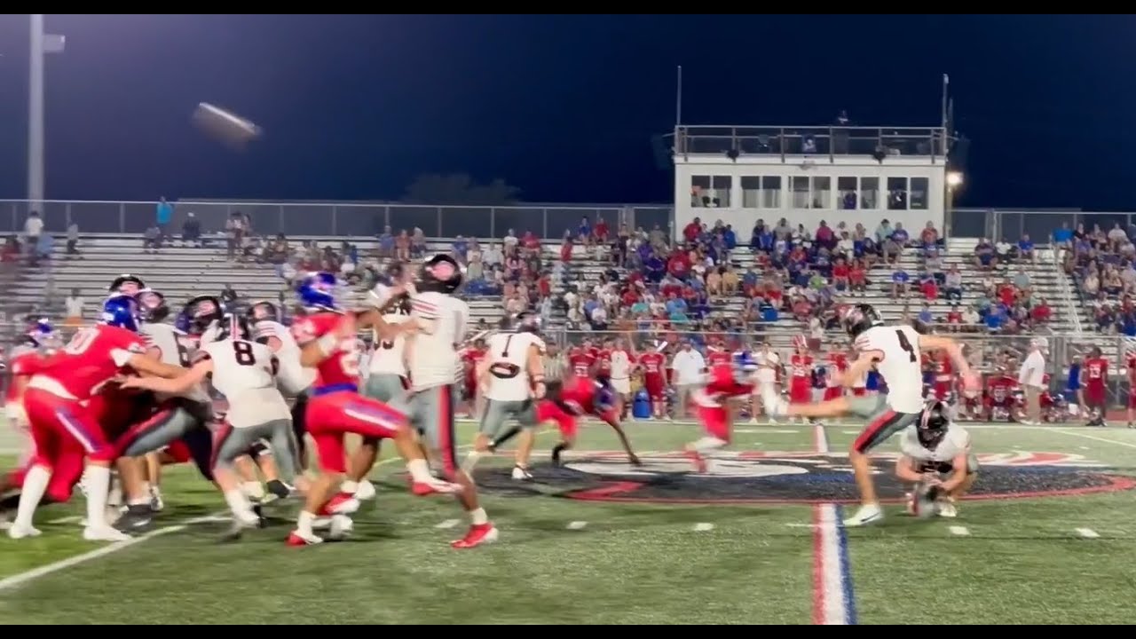 Amazing Video of State Record Field Goal Kick - YouTube