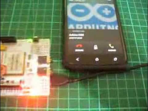 SIM900 Arduino GSM call demonstration - YouTube