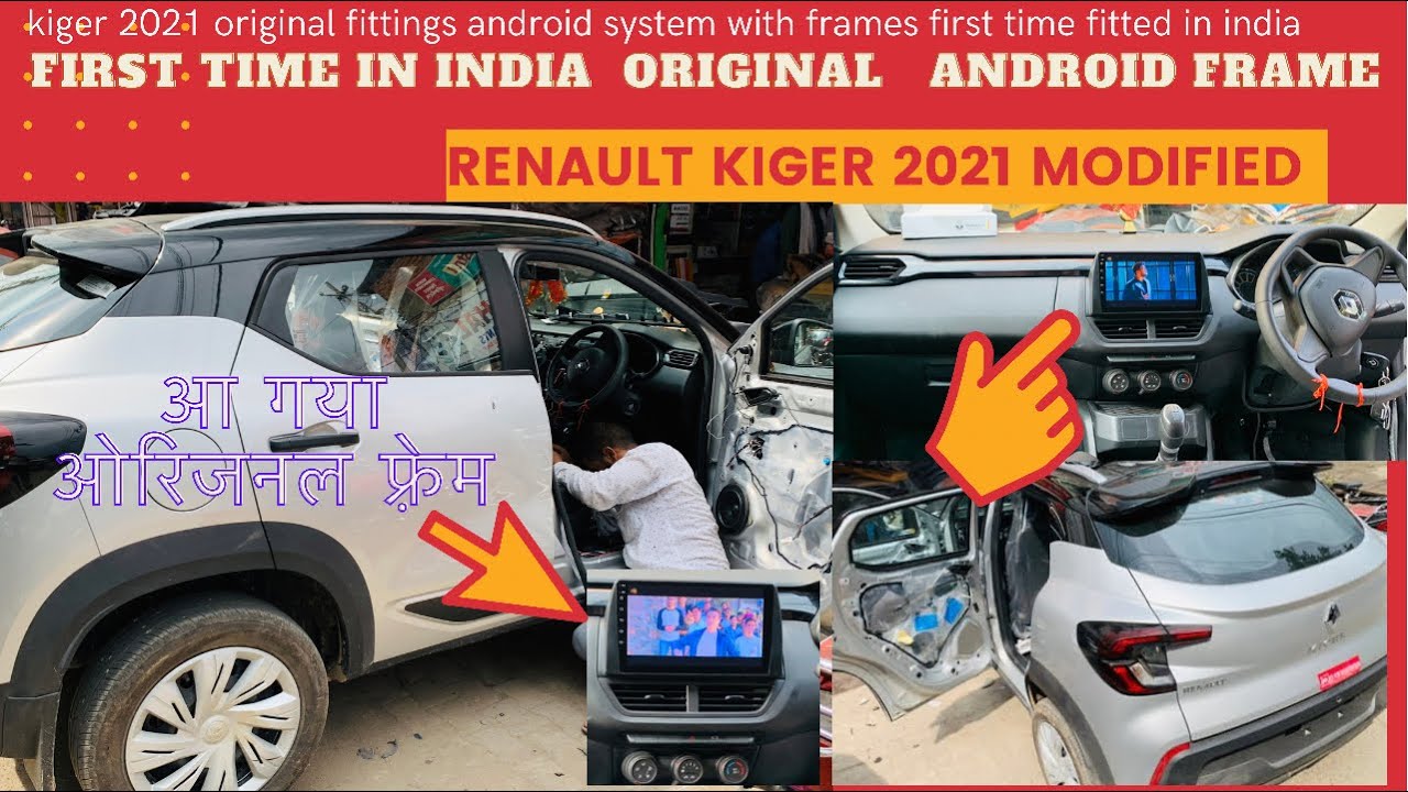 Renault Kiger 2021 Modified Android Music System Original Fitted ...