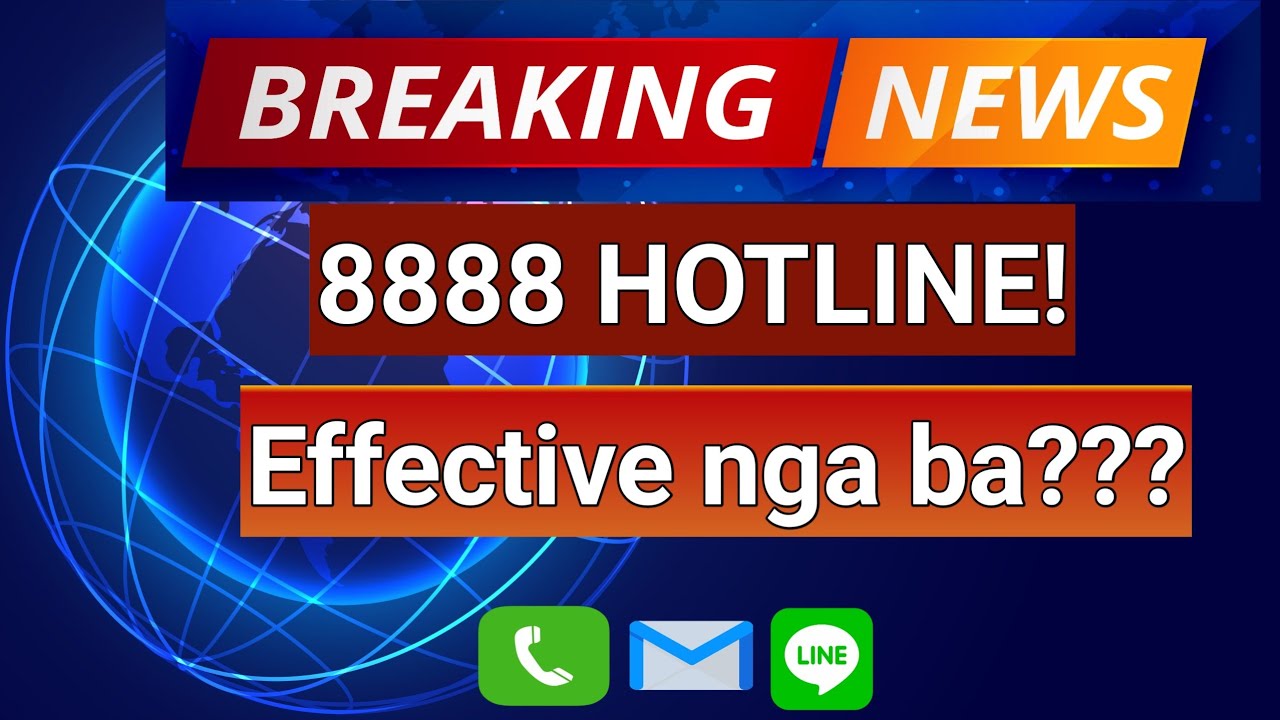 8888 HOTLINE! Effective nga ba???? - YouTube