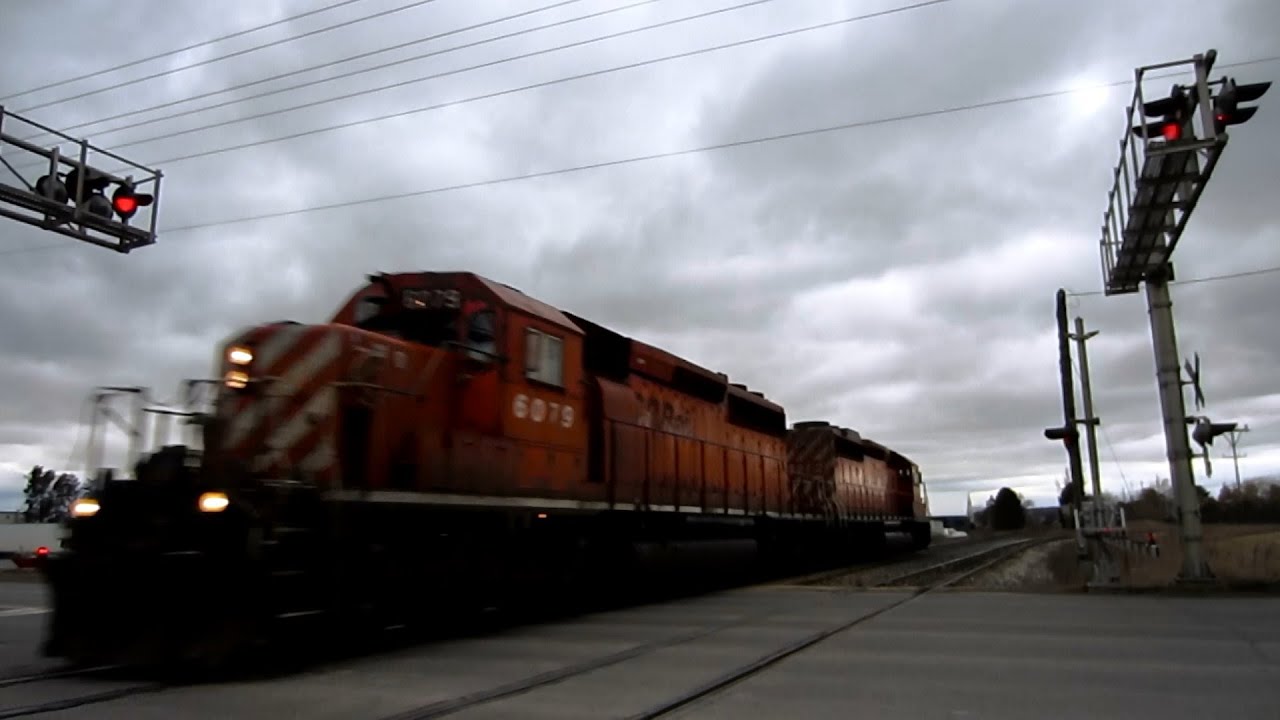 CP 6079 at Alliston (08MAR2012) - YouTube