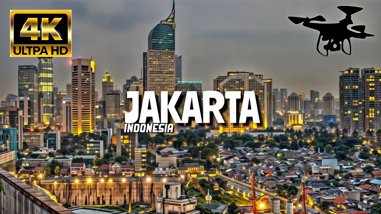 Jakarta, Indonesia In 4K By Drone - Amazing View Of Jakarta, Indonesia ...