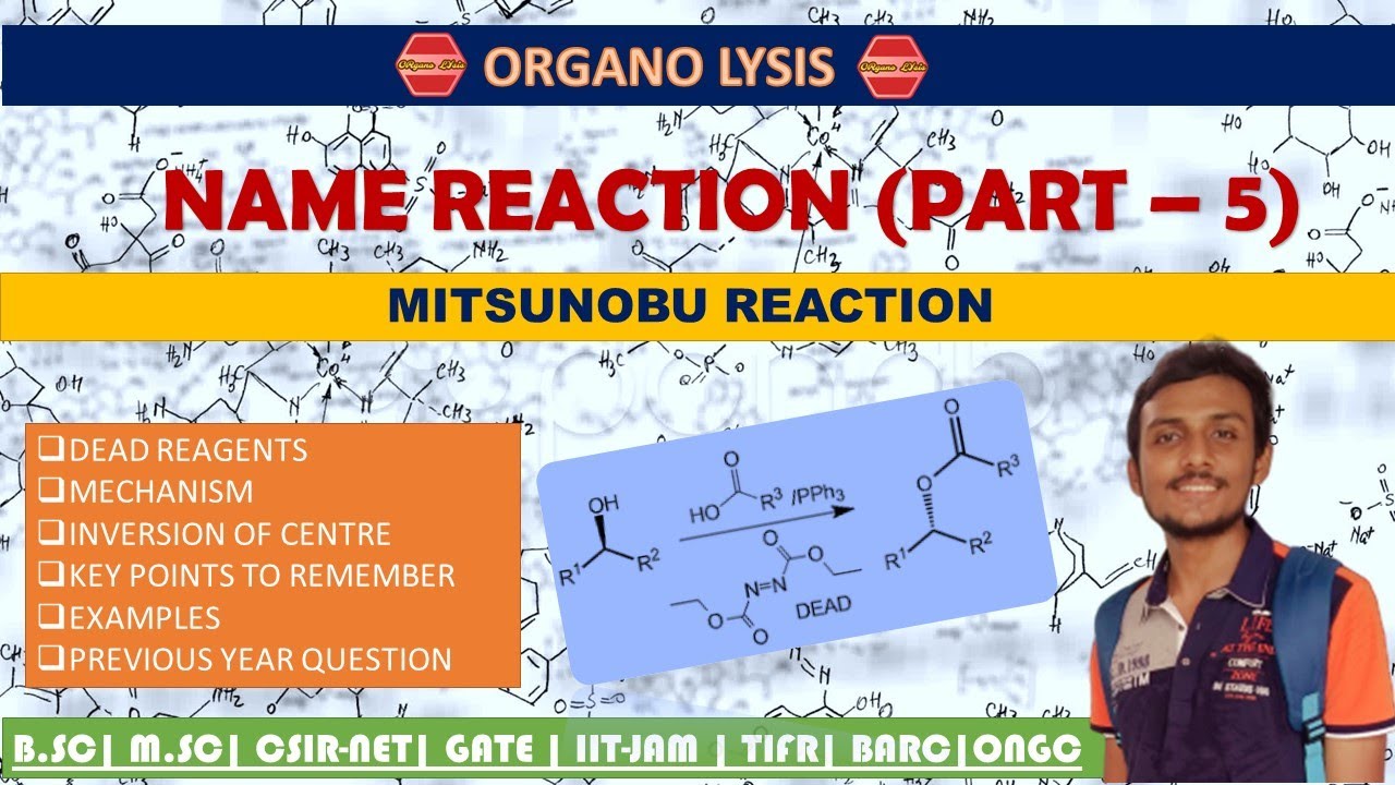 Mitsunobu Reaction|DEAD Reagent| Lots Of Examples| Previous Year Solved ...