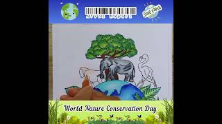 World Nature Conservation Day Drawing| Ozone Day Drawin... | Doovi