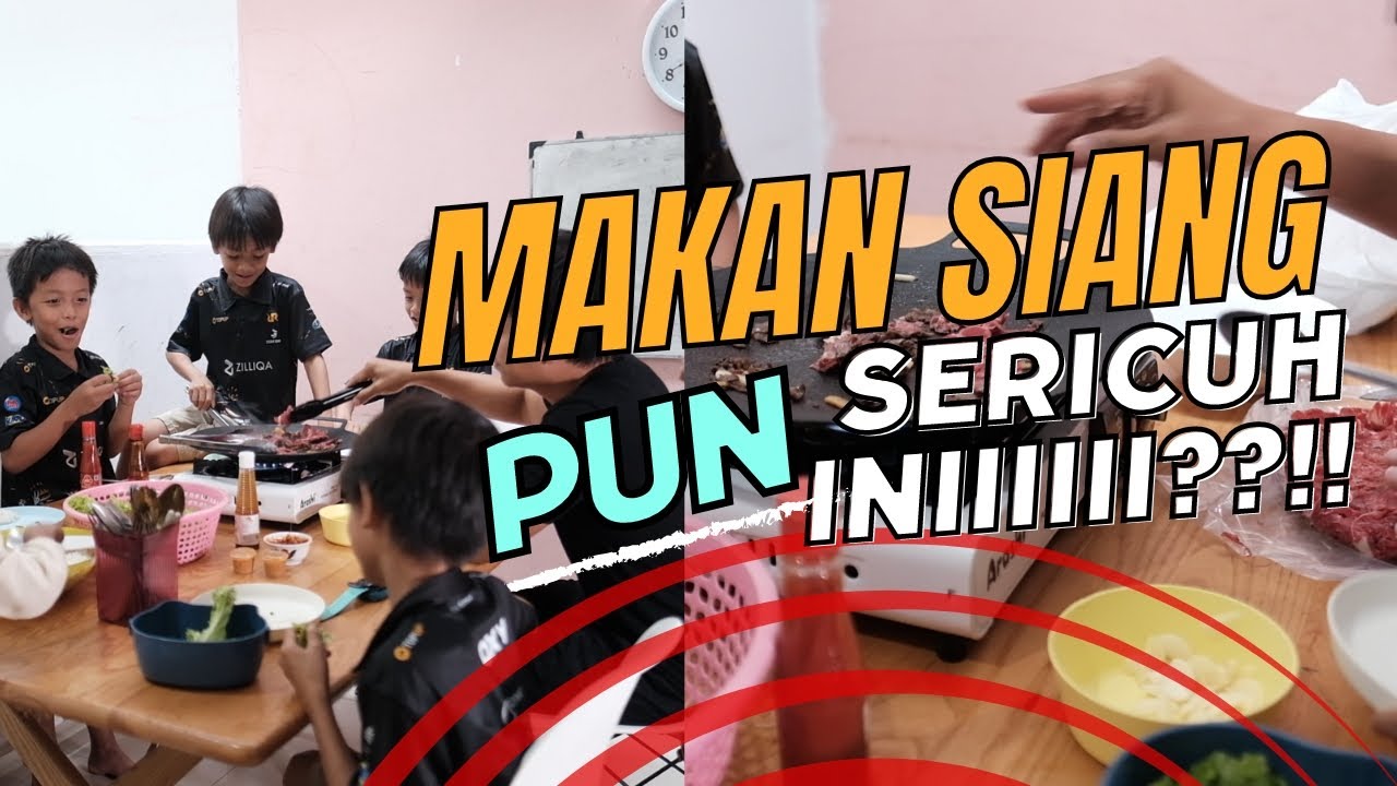 GINI RESIKO PUNYA ANAK KEMBAR5 MAU MAKAN PUN RICUHH BANGET!! - YouTube