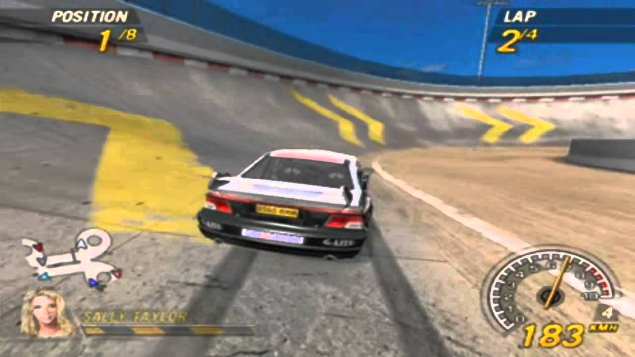 FlatOut 2 on GMA 900 & PENTIUM 4 - YouTube