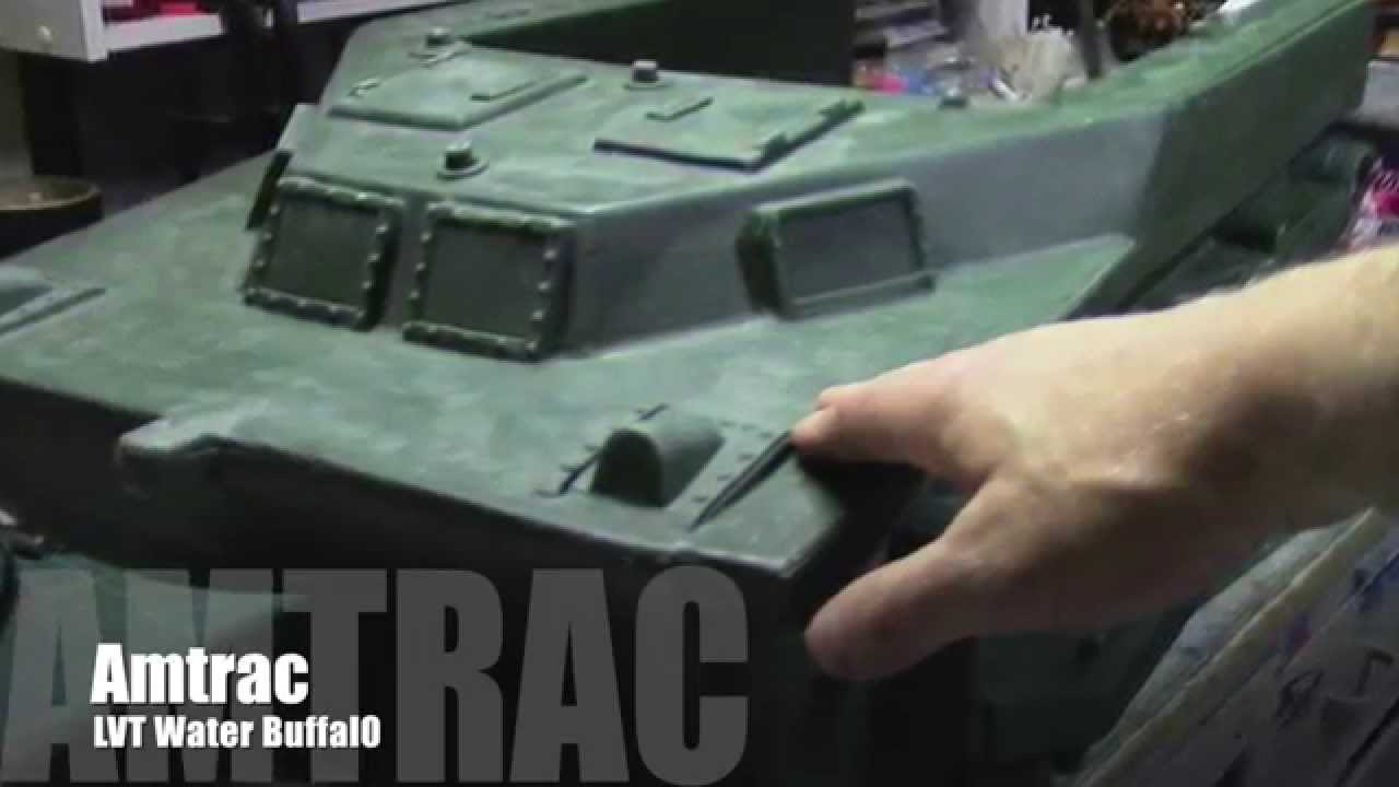 1/6 scale WWII Amtrac LVT(water buffalo) . - YouTube