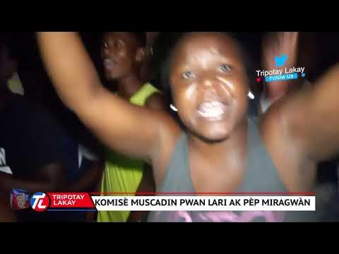 Flash! Komisè Muscadin pran lari aswè a ak yon foul moun dèyèl e voye yon mesaj piman bouk - YouTube