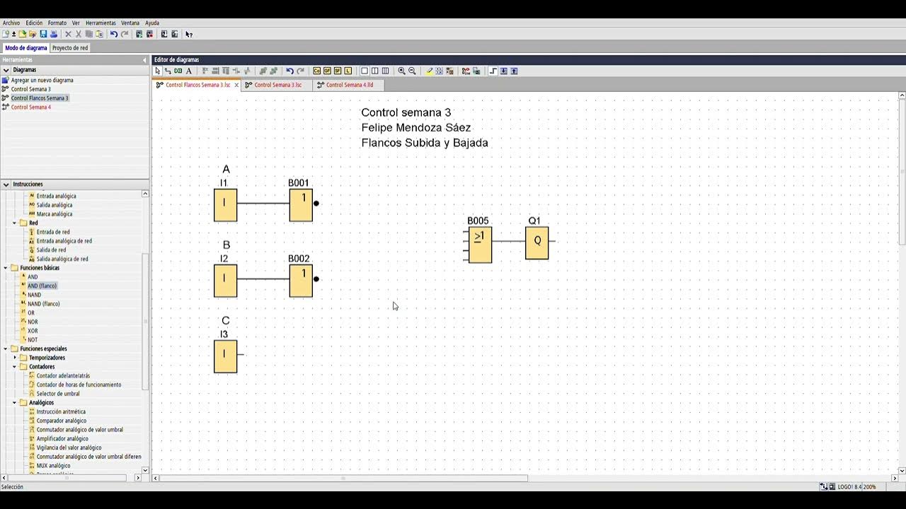 4 Funcionamiento flanco de subida y bajada - YouTube