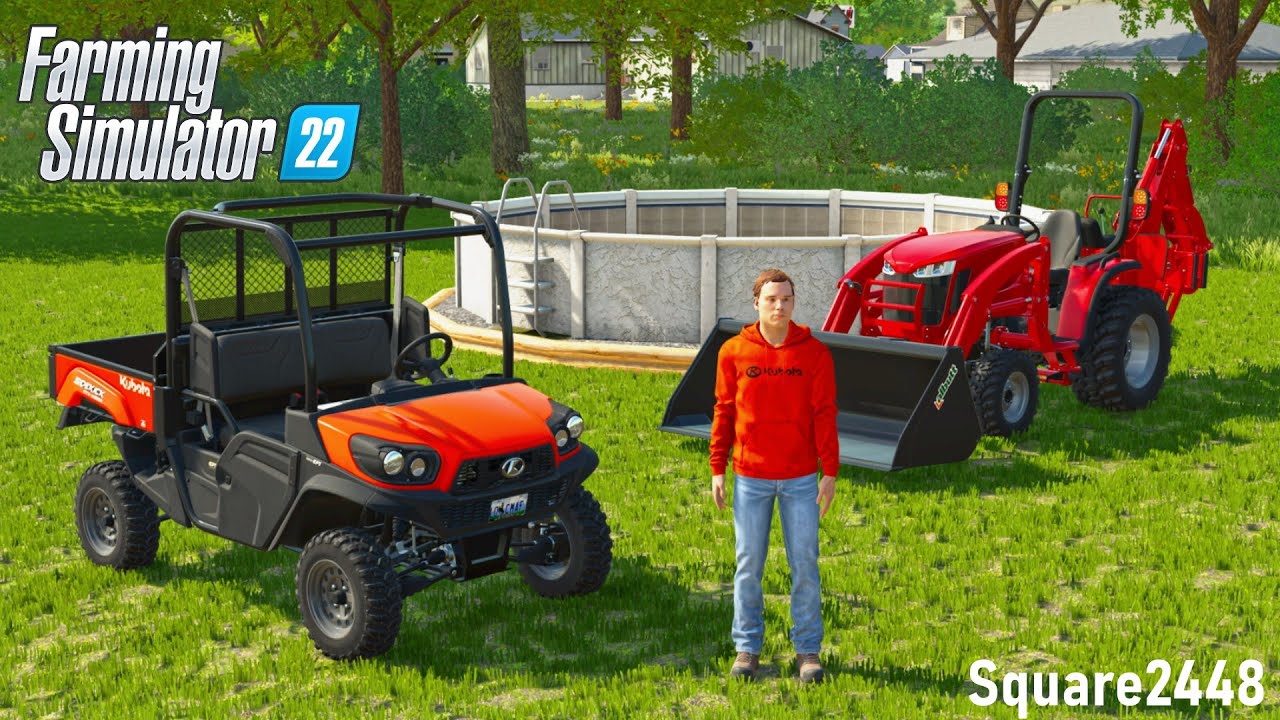 I Purchased A Kubota UTV + Swimming Pool! | Homeowner | Farming ...