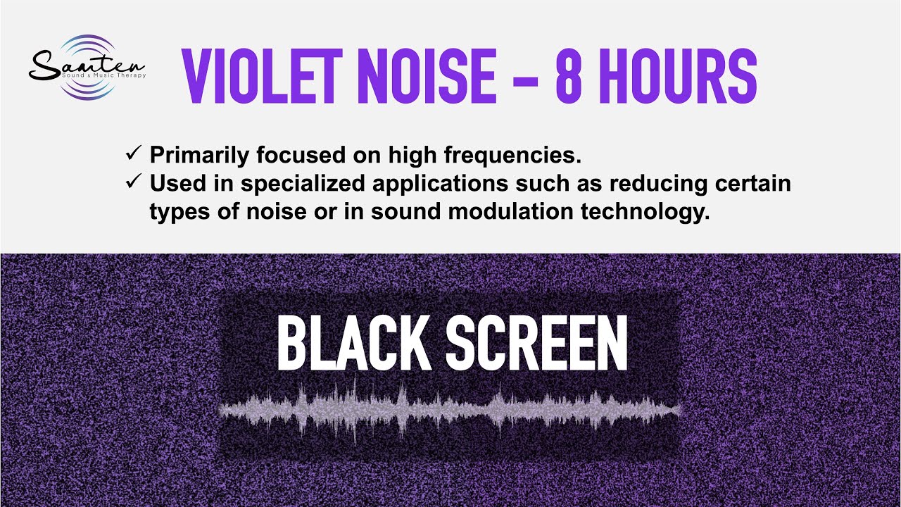 VIOLET NOISE - 8 HOURS - YouTube