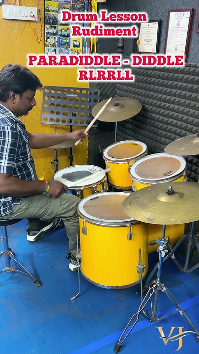 Drum Rudiments Paradiddle-diddle Exercise #drumsdrums #drums #drummer #music #shortvideo - YouTube