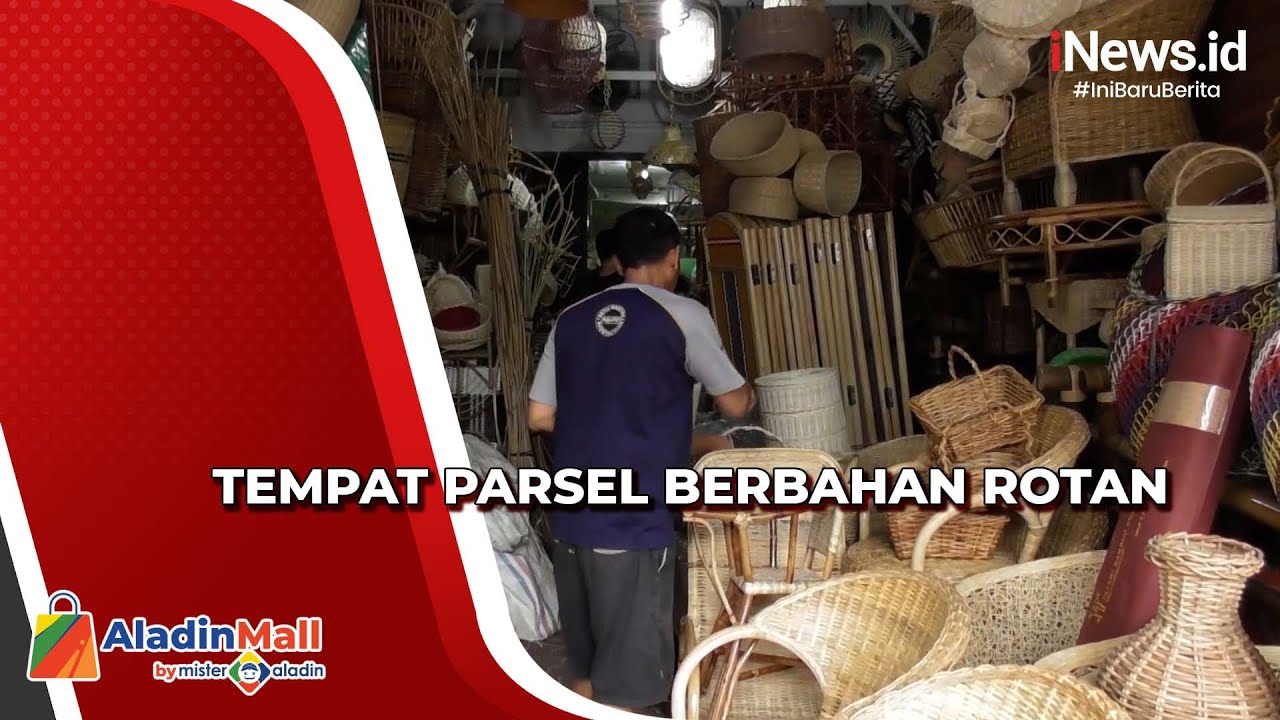 Perajin Tempat Parsel Berbahan Rotan di Medan Kebanjiran Pesanan - YouTube