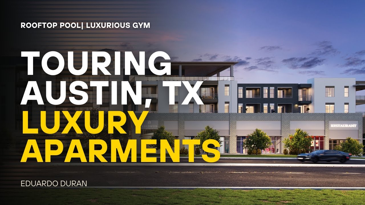 Mueller Austin Luxury Apartment | Solomon FULL TOUR - YouTube