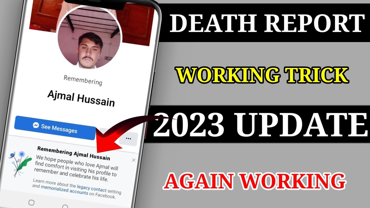 How To Remembering Someone facebook account 2023 | Death Report New ...