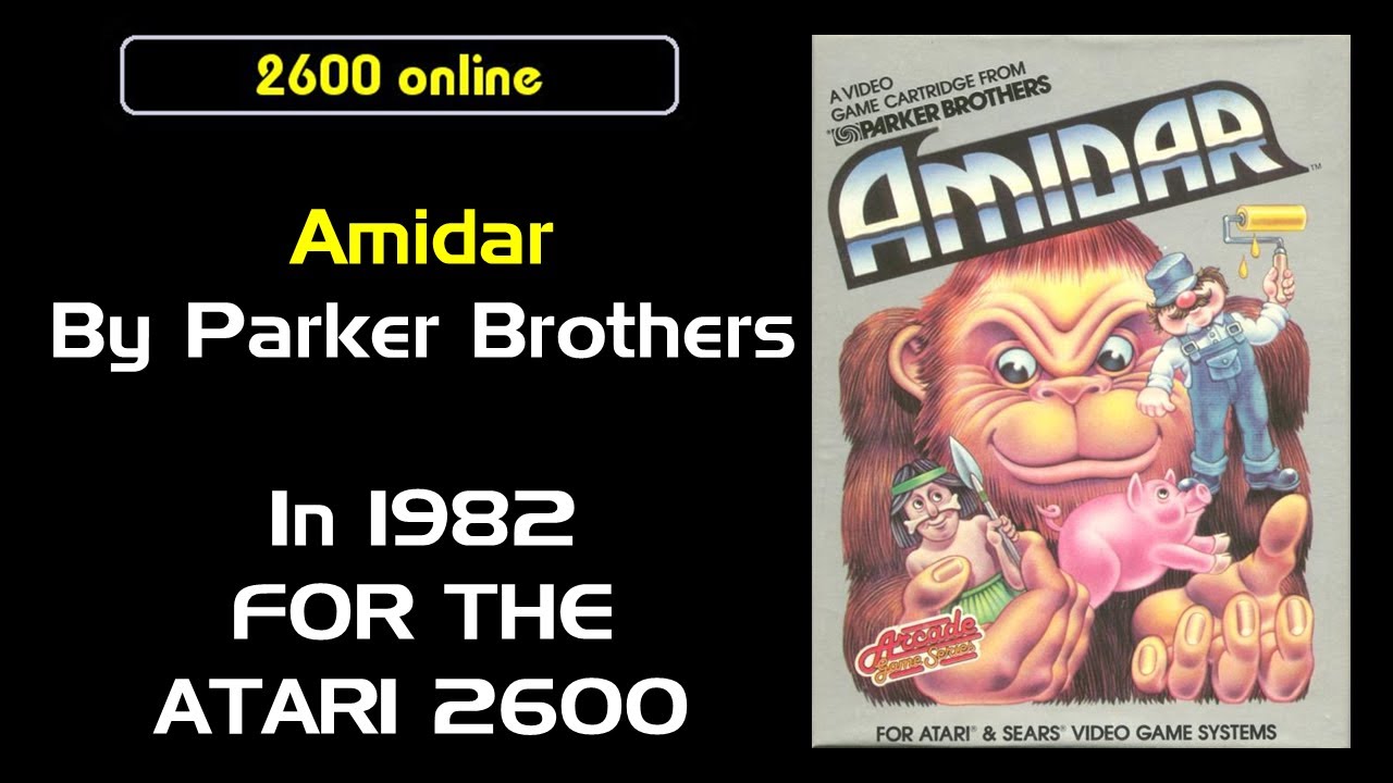 Amidar for the Atari 2600 - YouTube