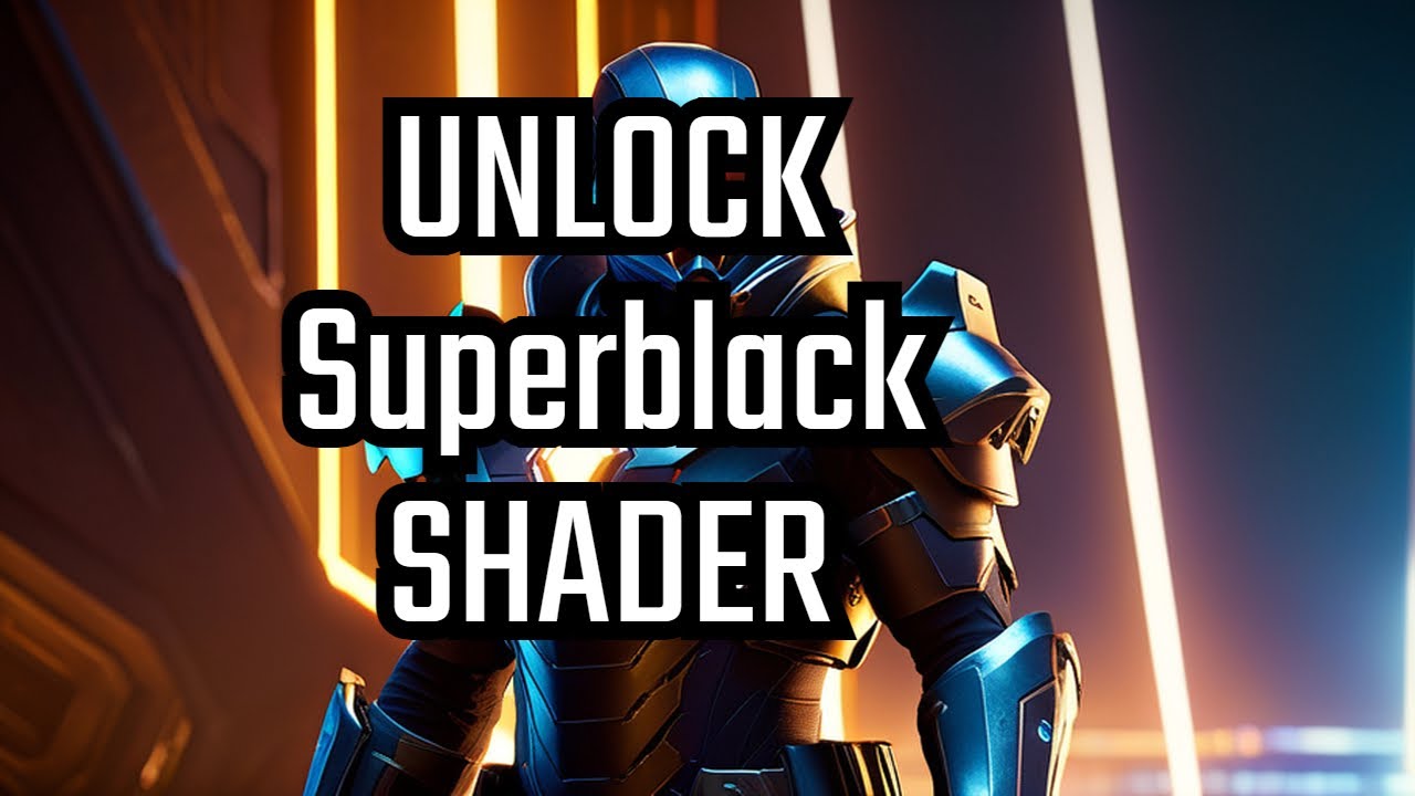 Secrets of Obtaining Destiny 2's Superblack Shader - YouTube