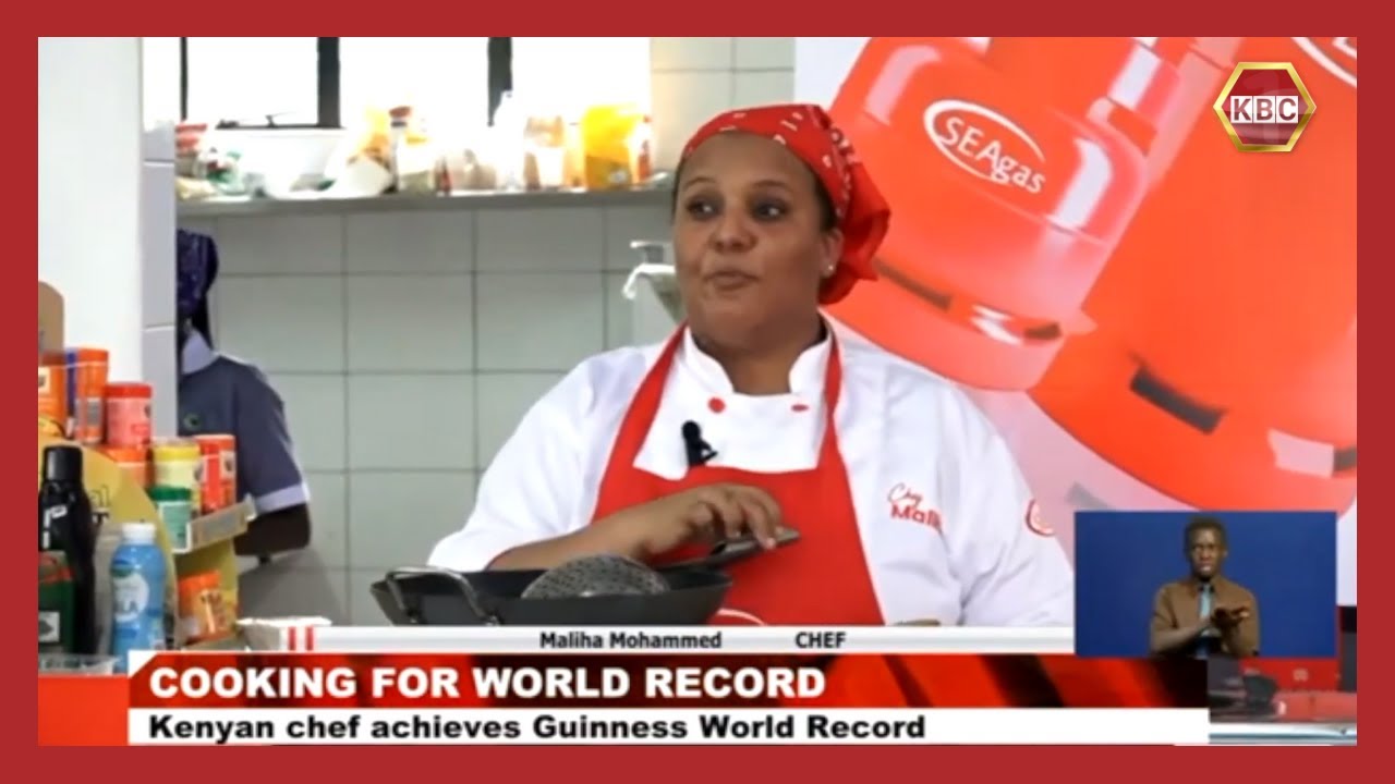 Kenyan Chef achieves Guinness World Record for the longest solo cooking ...