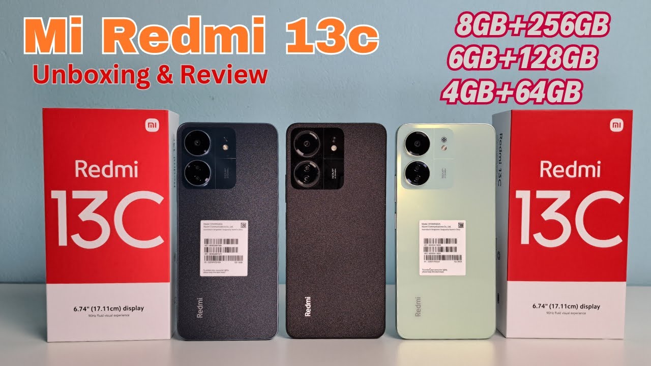 Redmi 13c Review | 4GB+64GB 6GB+128GB 8GB+256GB - YouTube