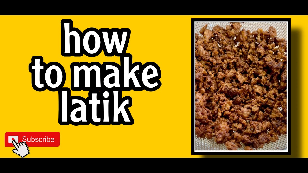 How to make LATIK (cooking coconut curds) ..Noem’z Delish TVee - YouTube