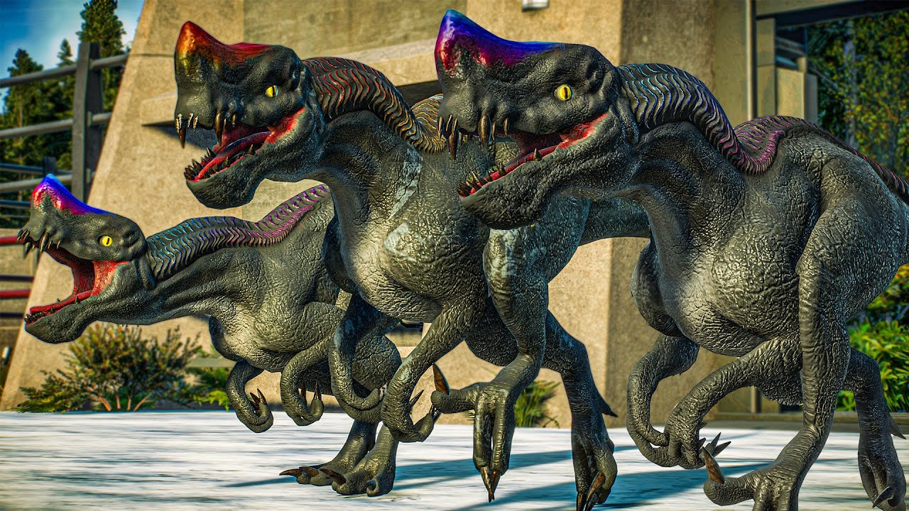 Neoraptor evolved from Velociraptor - PACK Hunting | Jurassic World Evoltuion 2 - YouTube