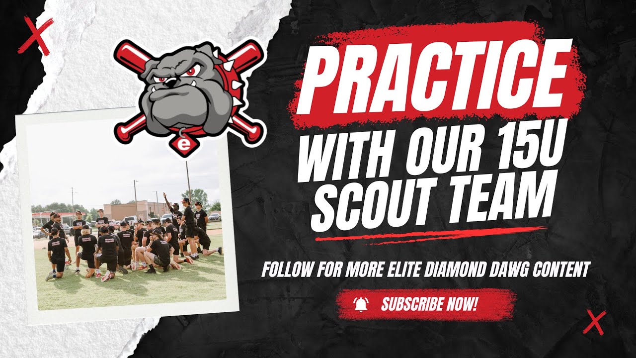 Peek Inside 15U Baseball Practice with Elite Diamond Dawgs - YouTube