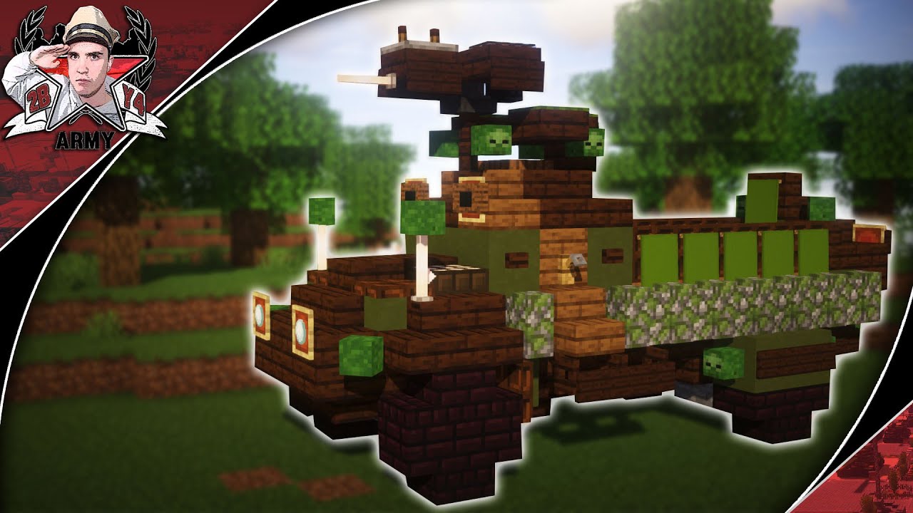 Minecraft: WW2 Terrängbil m/42 KP | Armored Personnel Carrier Tutorial ...