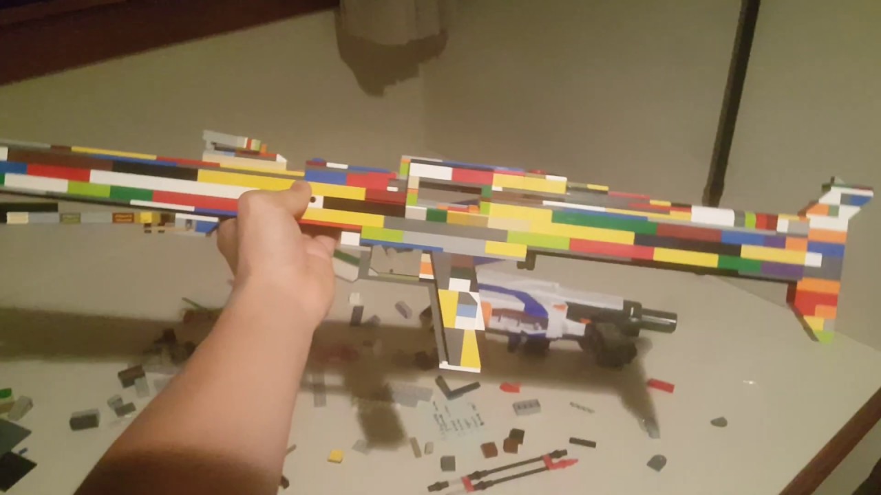 Lego MG-42 Machine Gun v1 [shell ejecting] - YouTube