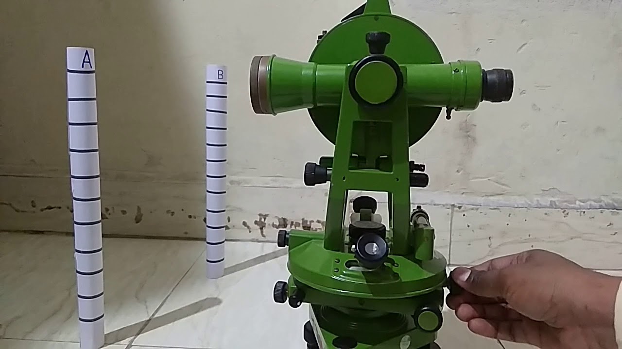 Horizontal angle measurement by repitition method using 20" theodolite ...