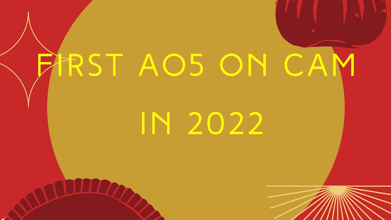 FIRST AO5 ON CAM IN 2022|NMQ-CUBER - YouTube