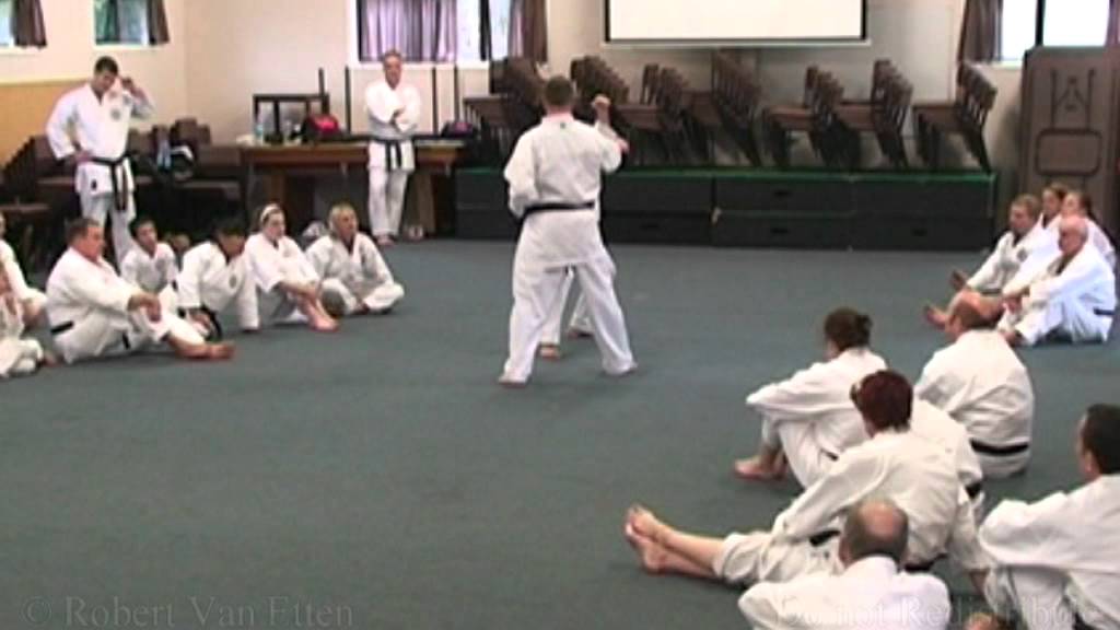 GKR BB Camp 2010 Sun 11 Kanku Dai Bunkai Examples of first moves ...