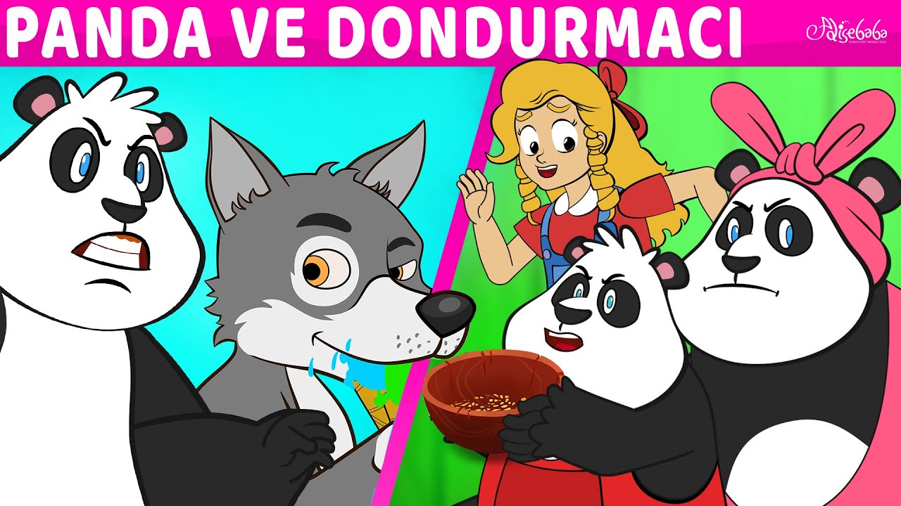 Panda ve Dondurmacı & Goldilocks ve Panda Ailesi | Adisebaba Masallar ...