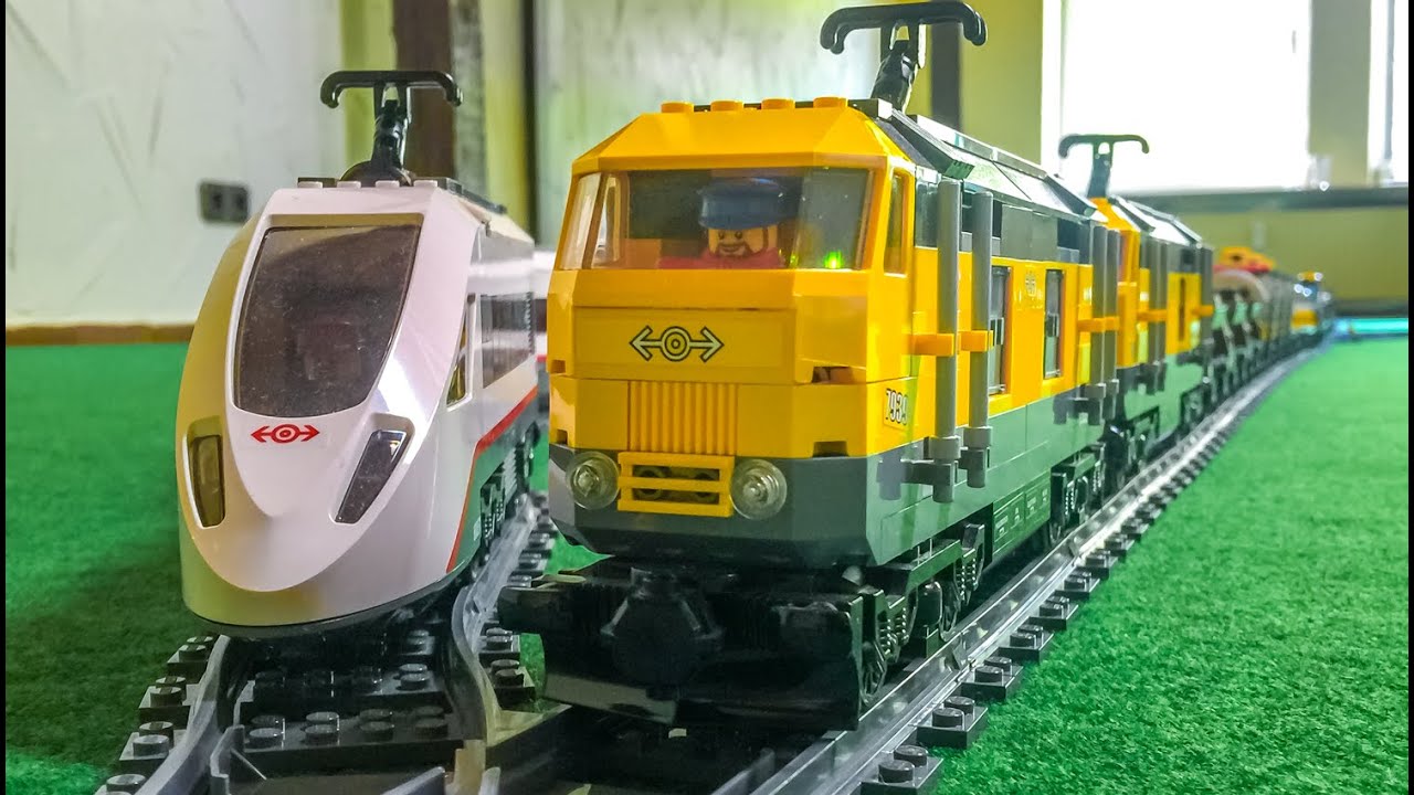 Lego® Trains in Action! Wonderful Lego® train galore! - YouTube